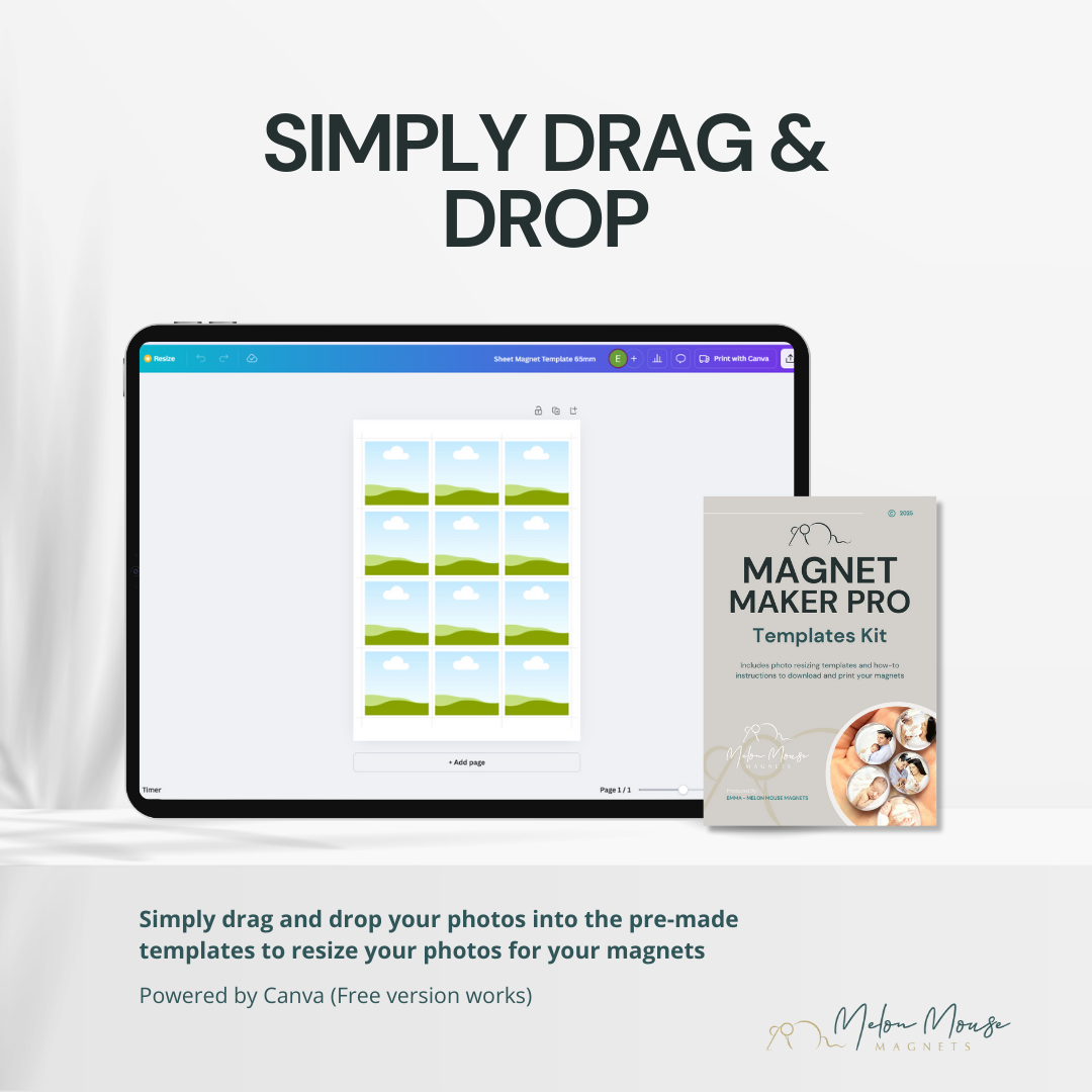 Magnet Maker Pro Templates Kit – Melon Mouse Magnets